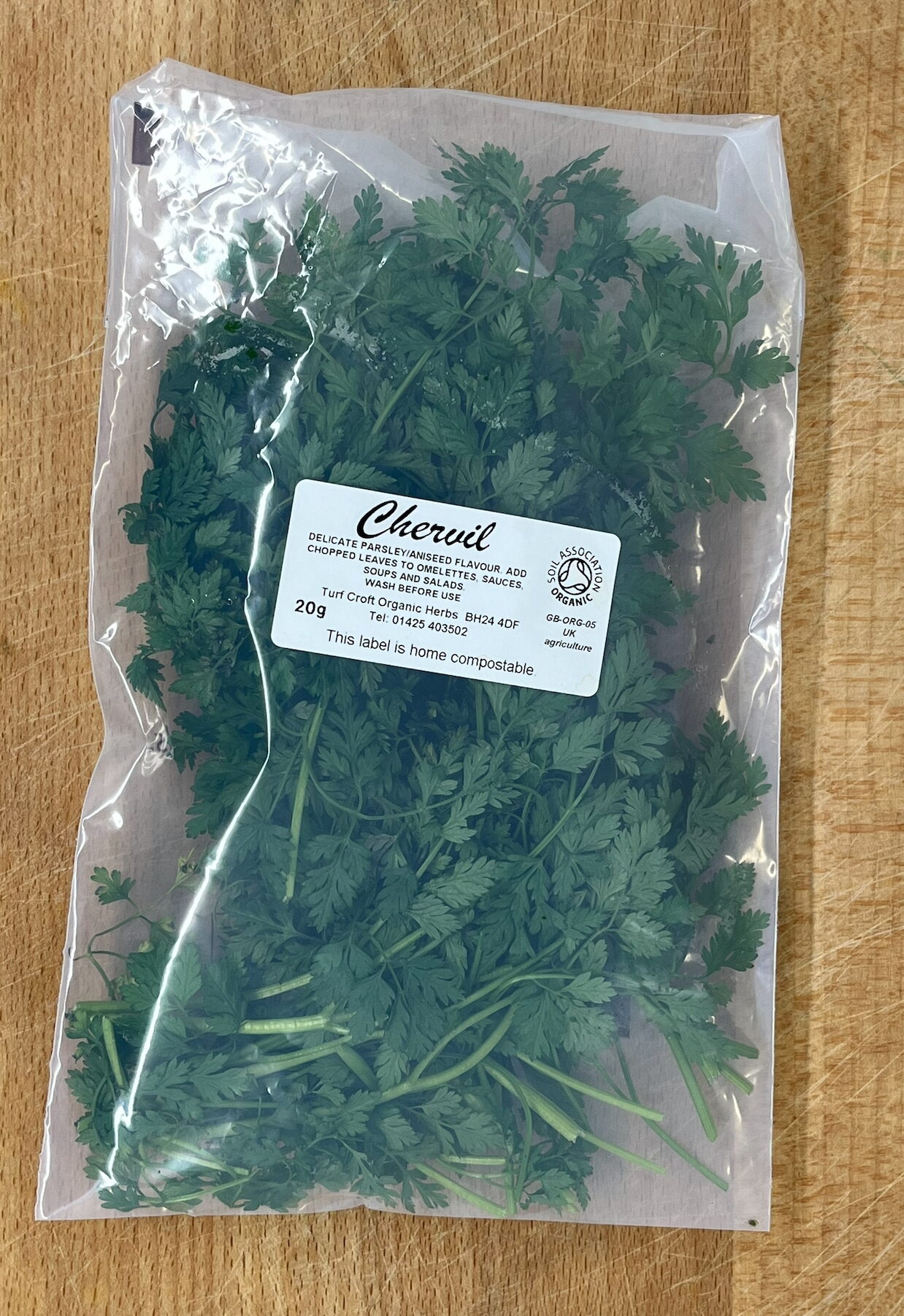 Chervil - Langridge Organic Products Ltd